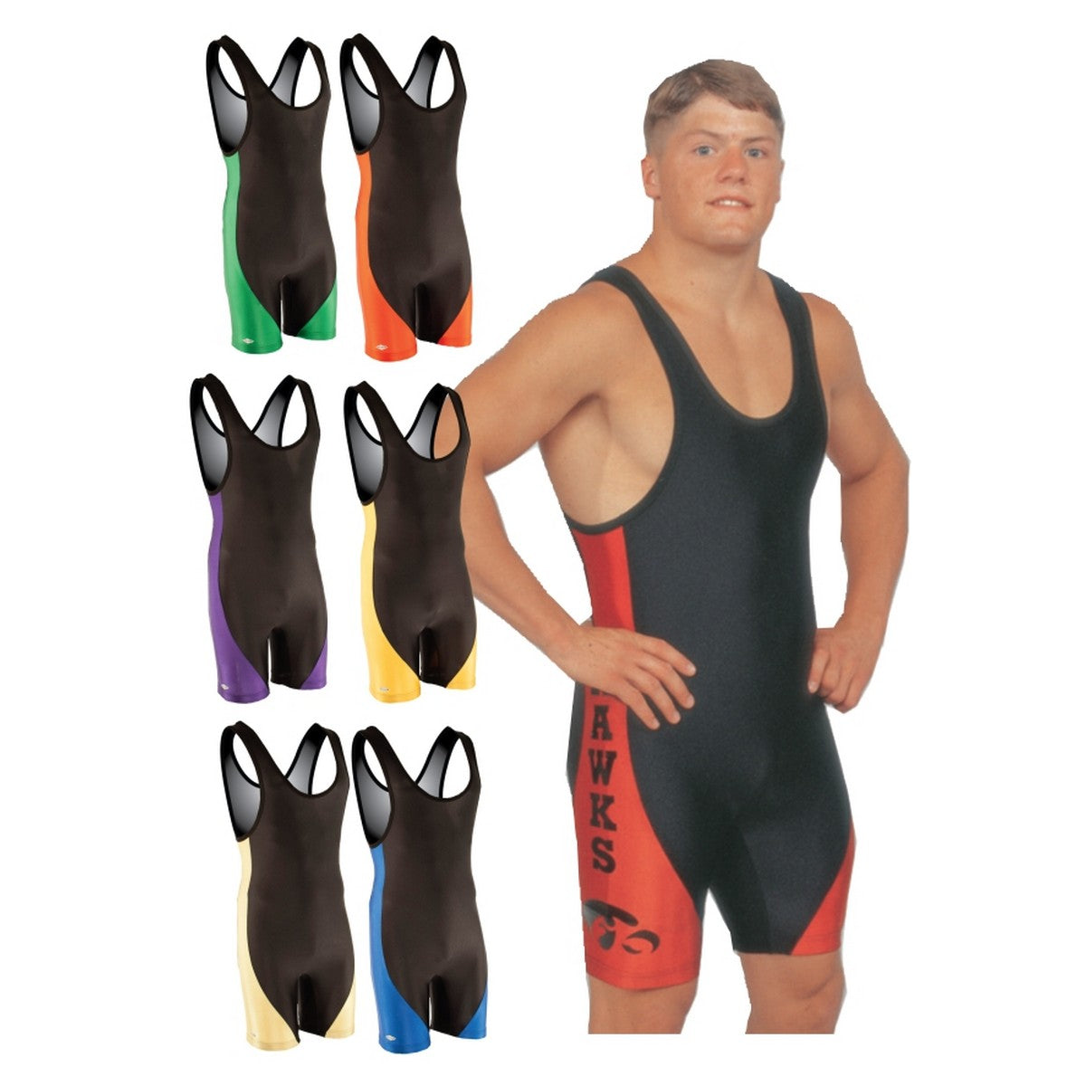 Matman Illinois High Cut Singlet — Suplay.com